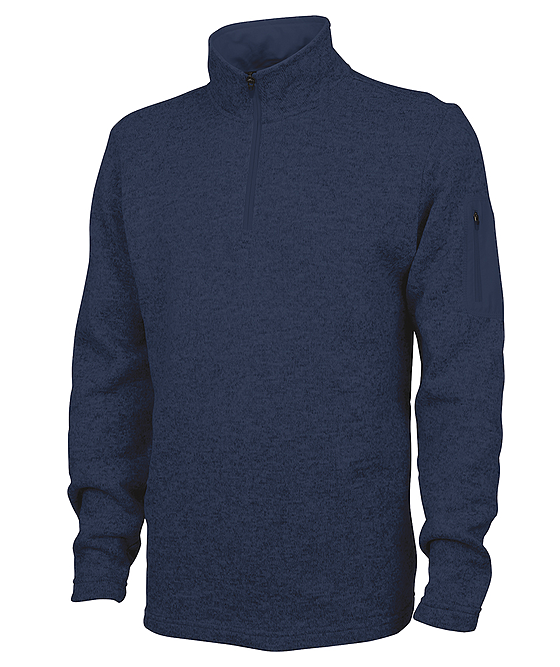Men's Heathered Fleece Pullover | Charles River Apparel