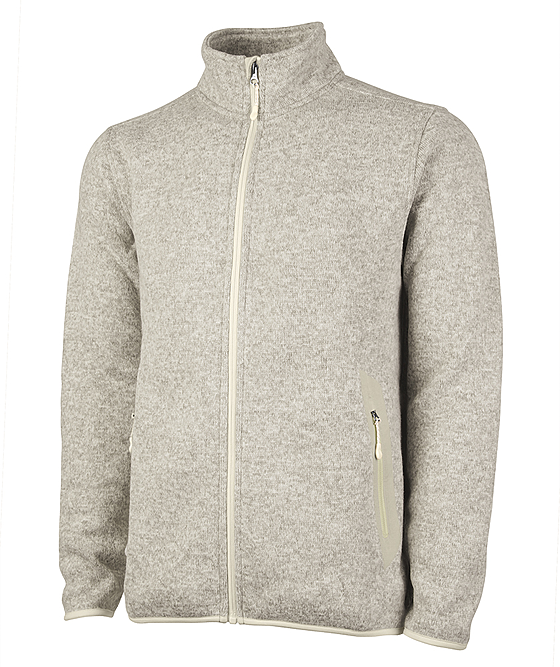 Men's Heathered Fleece Jacket | Charles River Apparel